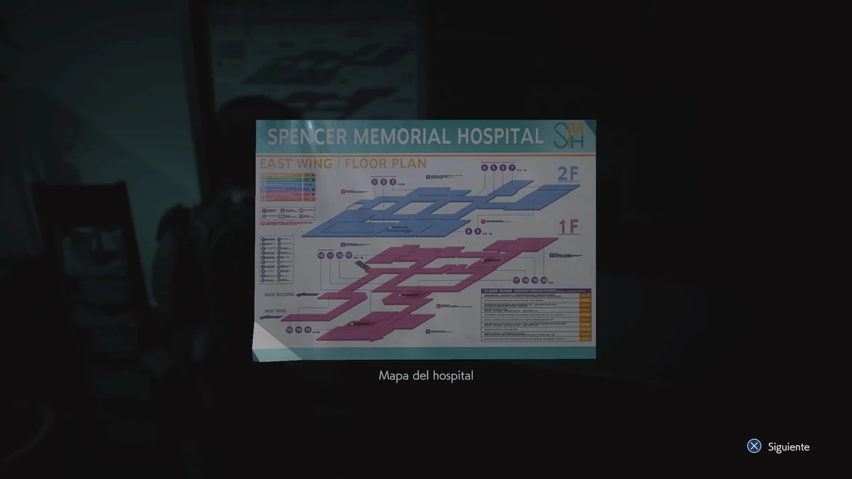 Mapa del hospital | Resident Evil Wiki | Fandom