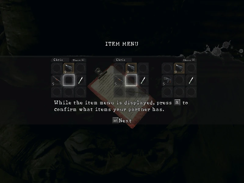 Item Menu | Resident Evil Wiki | Fandom