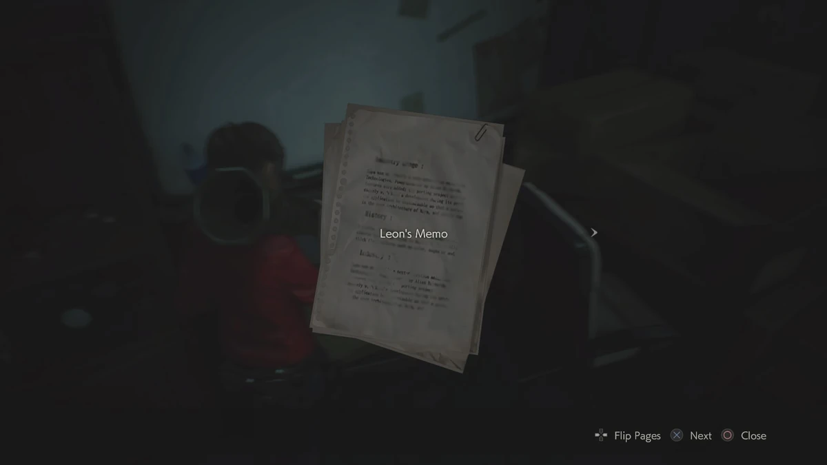 Leon's Memo | Resident Evil Wiki | Fandom