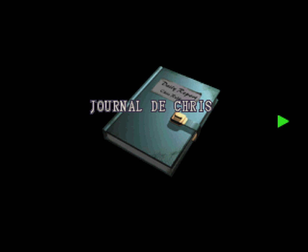 Journal de CHRIS | Wiki Resident Evil | Fandom