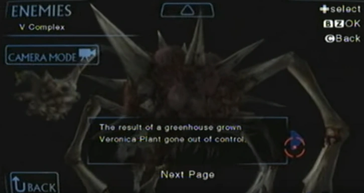 V Complex (Archivo) | Resident Evil Wiki | Fandom