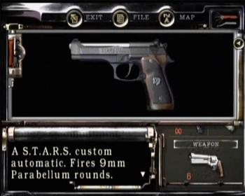 Handgun (remake) | Resident Evil Wiki | Fandom