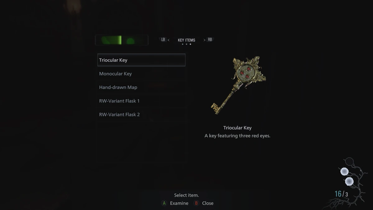 Triocular Key | Resident Evil Wiki | Fandom