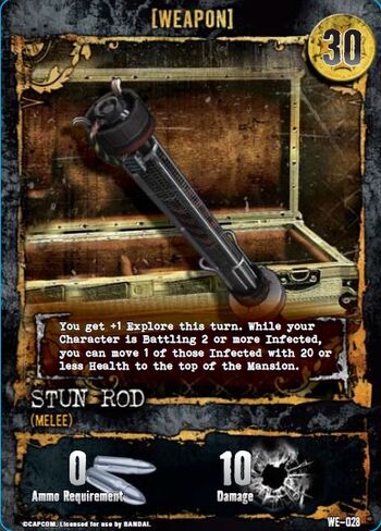 Stun Rod (WE-028) | Resident Evil Wiki | Fandom