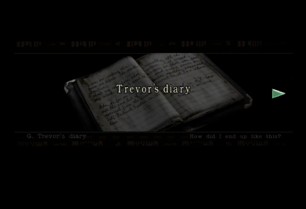 Trevor's diary | Resident Evil Wiki | Fandom