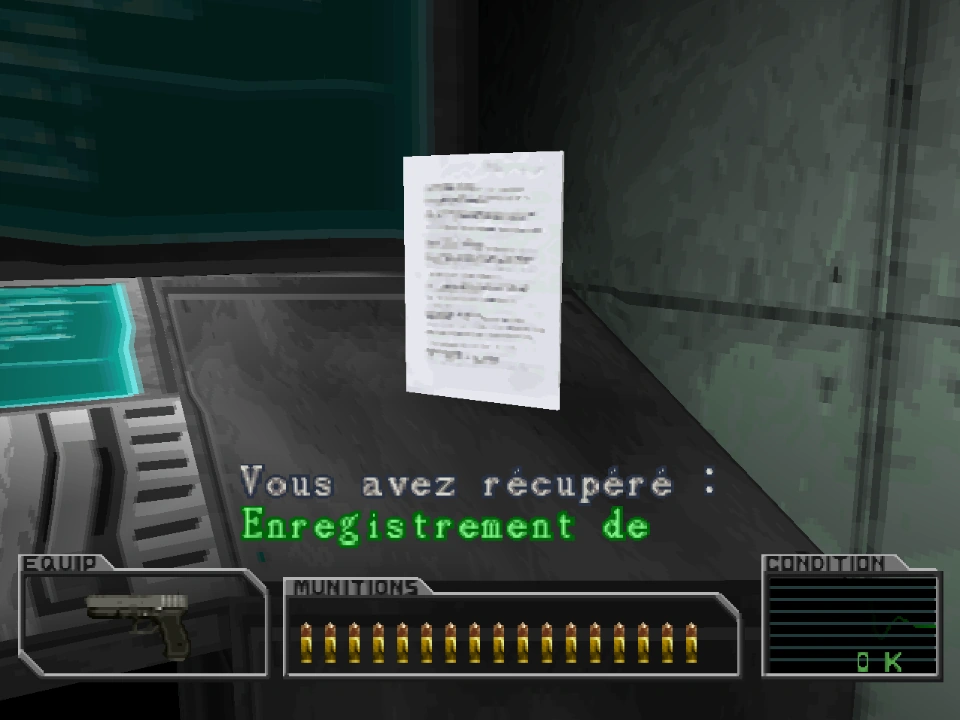 Enregistrement de Vincent | Wiki Resident Evil | Fandom
