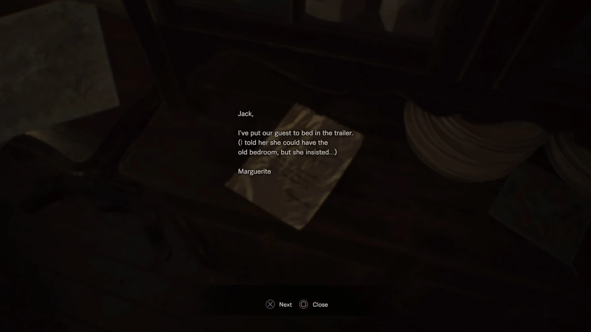 Marguerite's Note | Resident Evil Wiki | Fandom