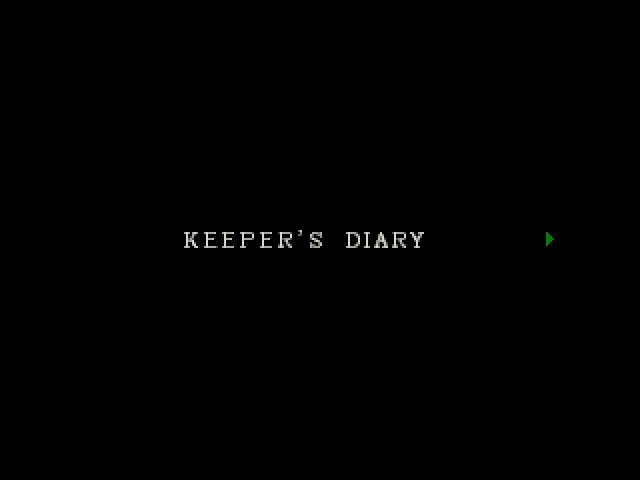 Keeper's Diary | Resident Evil Wiki | Fandom