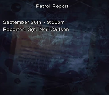 Patrol report | Resident Evil Wiki | Fandom