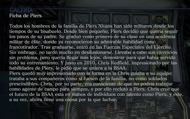 Ficha de Piers | Resident Evil Wiki | Fandom