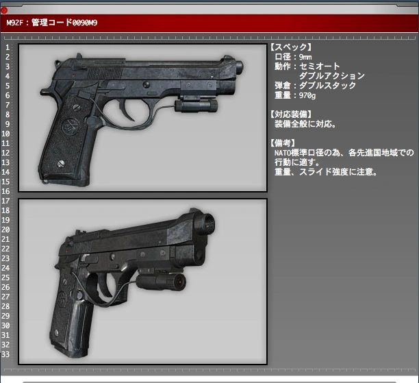 M92F | Resident Evil Wiki | Fandom