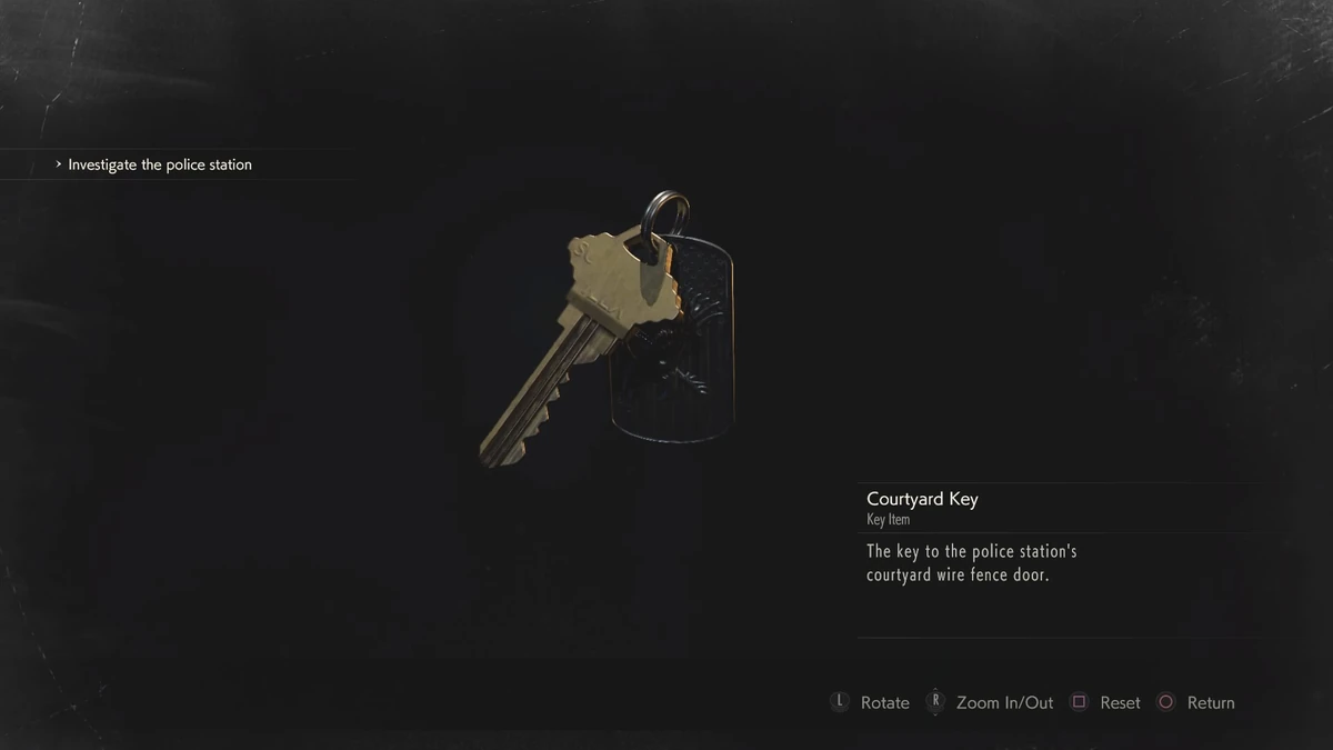 Courtyard Key | Resident Evil Wiki | Fandom