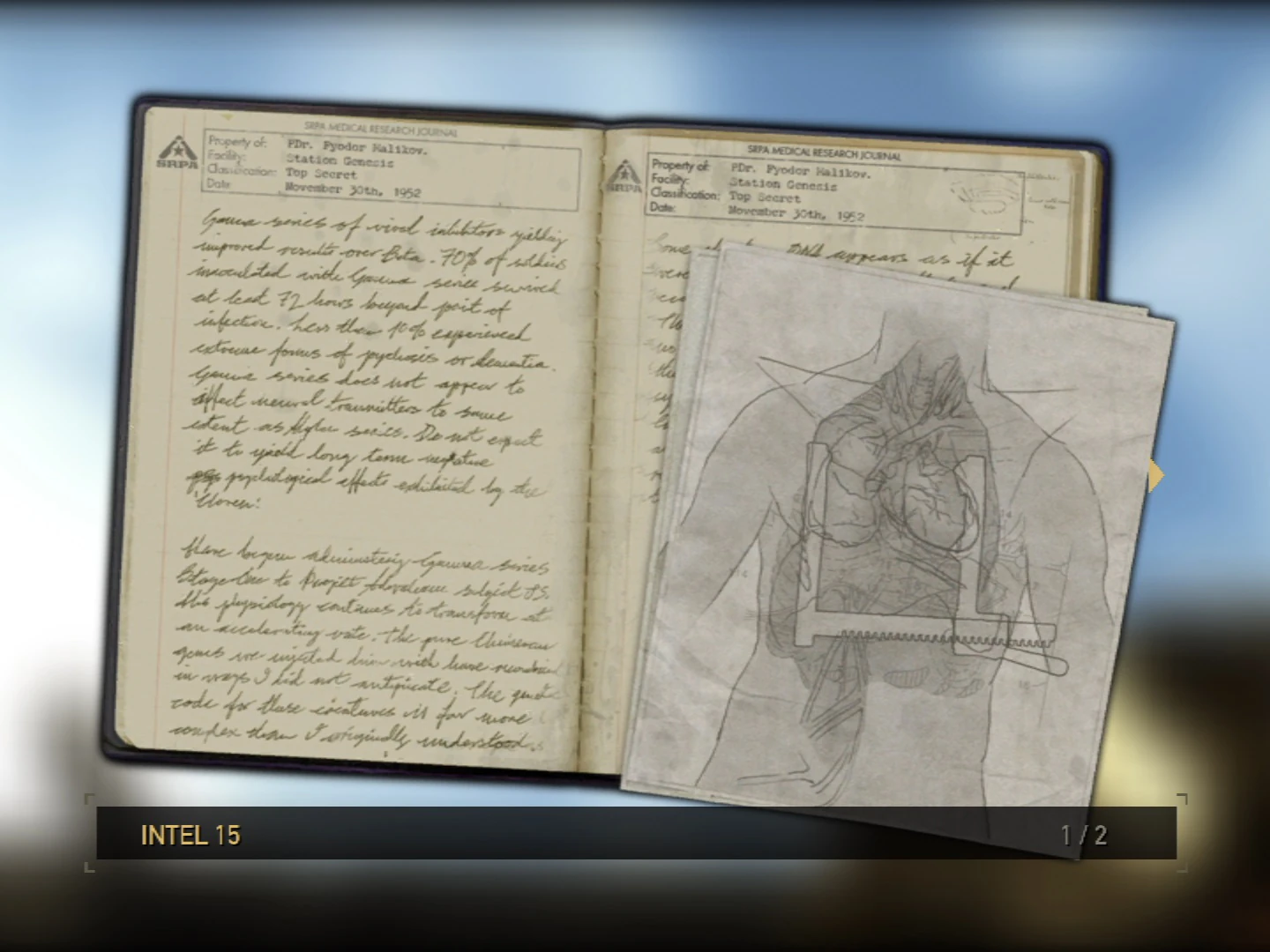 Intel 15 | Resistance Wiki | Fandom