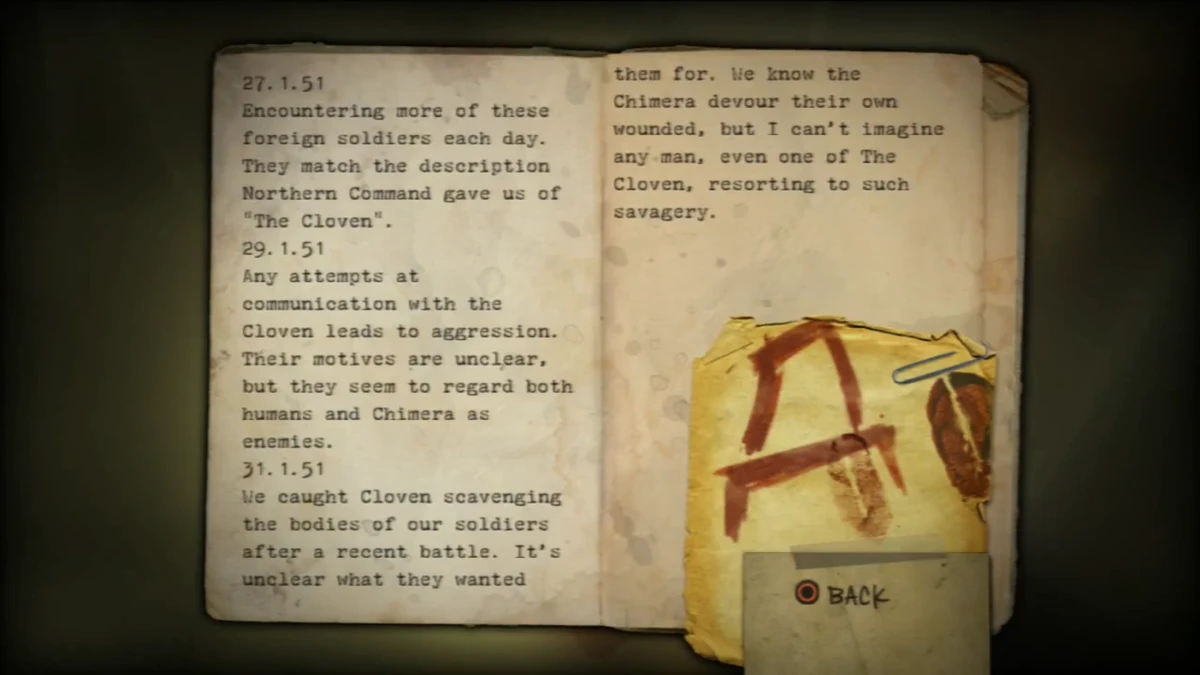 Regarding cloven | Resistance Wiki | Fandom