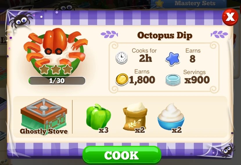 Octopus Dip | Restaurant Story 2 Wiki | Fandom