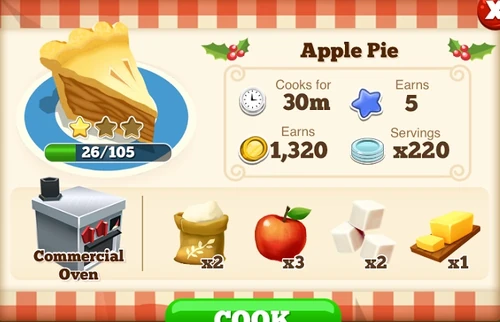 Apple Pie | Restaurant Story 2 Wiki | Fandom