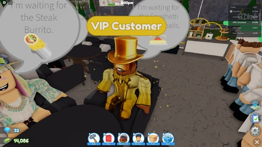 VIP Customer | Restaurant Tycoon 2 Wiki | Fandom