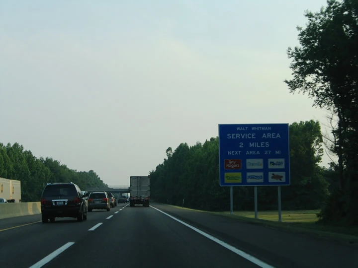 New Jersey/New Jersey Turnpike/Walt Whitman | Rest Stops and Service ...