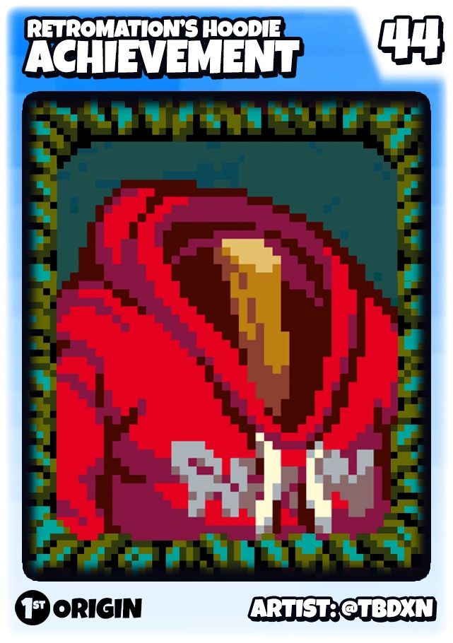 44 - Retromation's Hoodie Achievement | RetoCard Wiki | Fandom