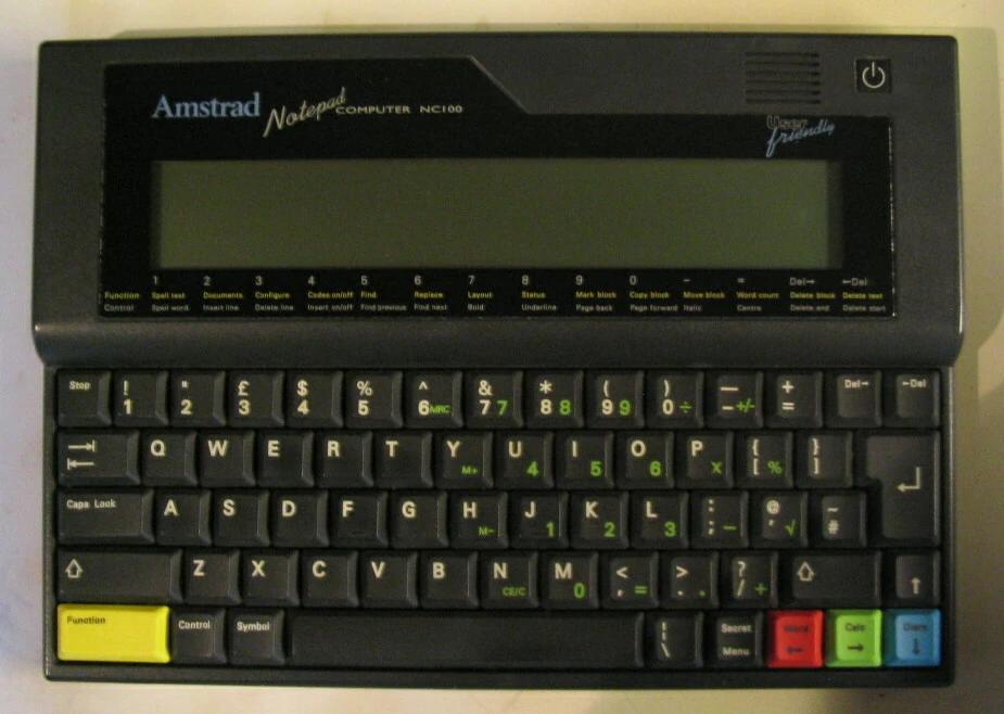 Amstrad NC100 | Retro Computers Wiki | Fandom