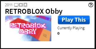 RETROBLOX Obby | Retro Dev Wiki | Fandom