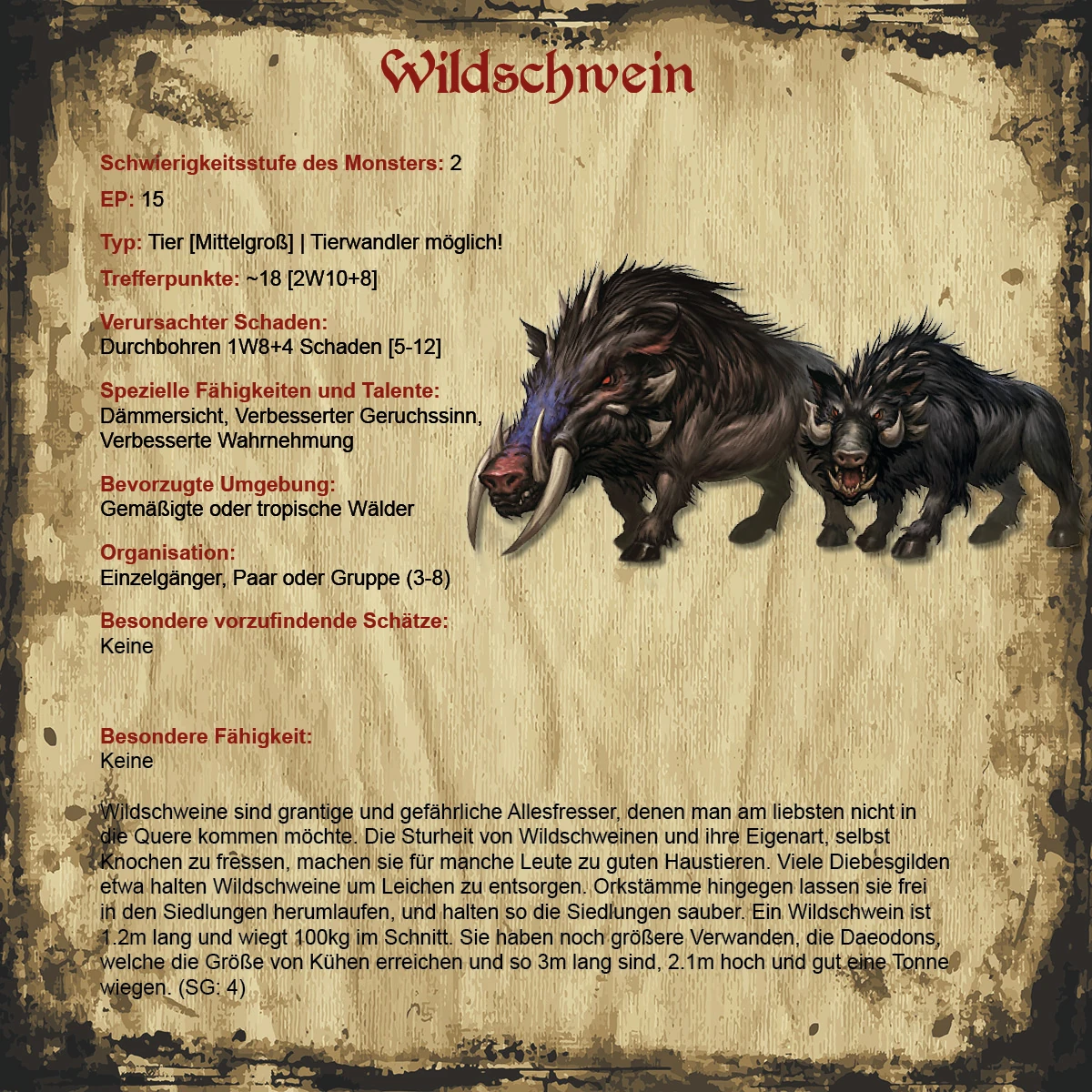 Wildschwein | Revaria Wiki | Fandom