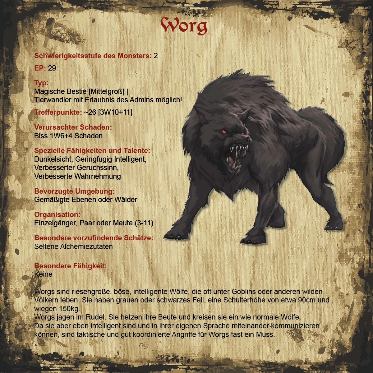 Worg | Revaria Wiki | Fandom