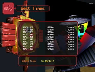 DEV Best Trial Times | Re-Volt Wiki | Fandom