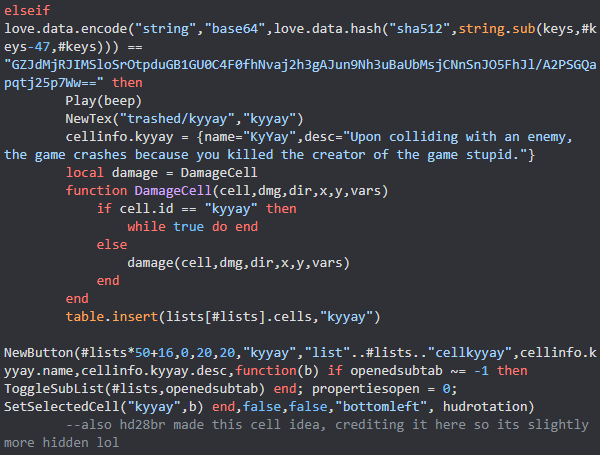 Mysterious Code | Reworked CelLua Machine Wiki | Fandom