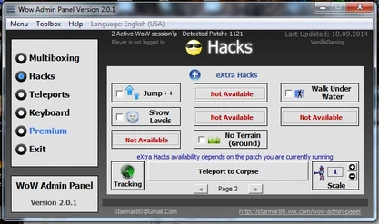 WoW Admin Panel | Reznik Wiki | Fandom