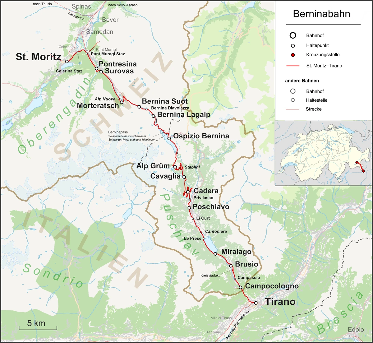 Bernina-Linie | Rhätische Bahn Wiki | Fandom
