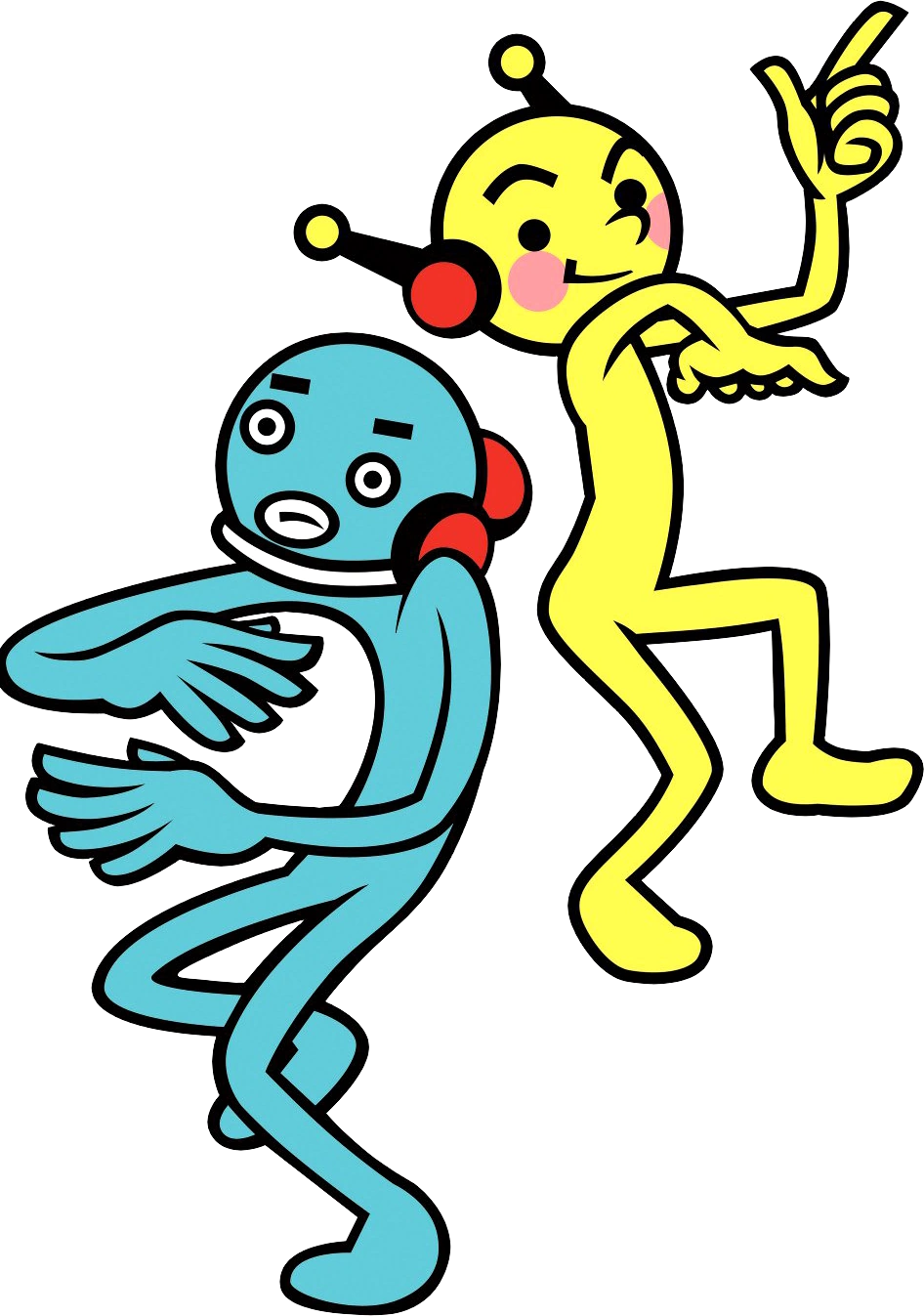 DJ Yellow and Student | Rhythm Heaven Wiki | Fandom