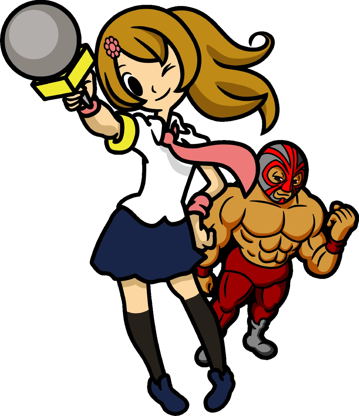 Reporter & Wrestler | Rhythm Heaven Wiki | Fandom