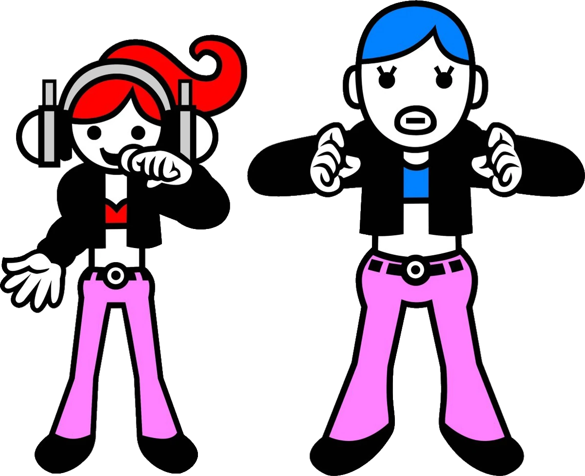 Rap Women (characters) | Rhythm Heaven Wiki | Fandom