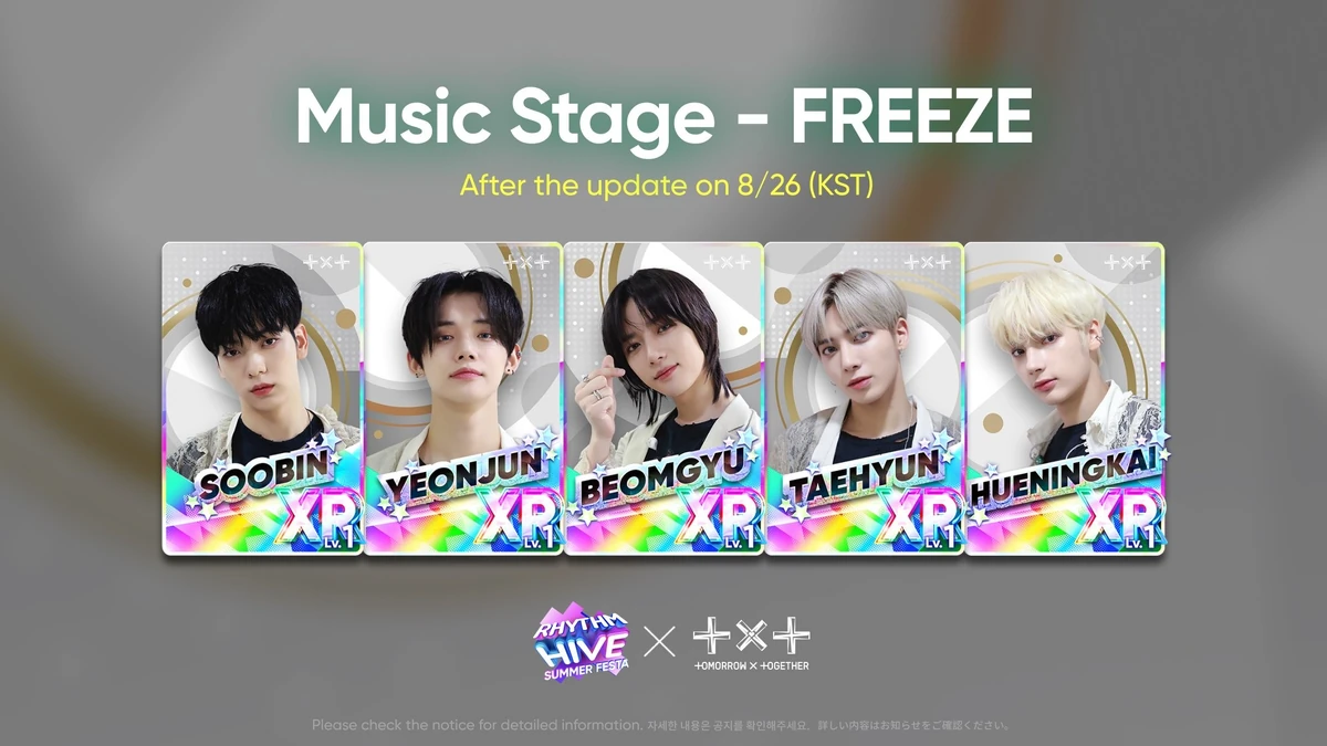 Music Stage – FREEZE | Rhythm Hive Wiki | Fandom