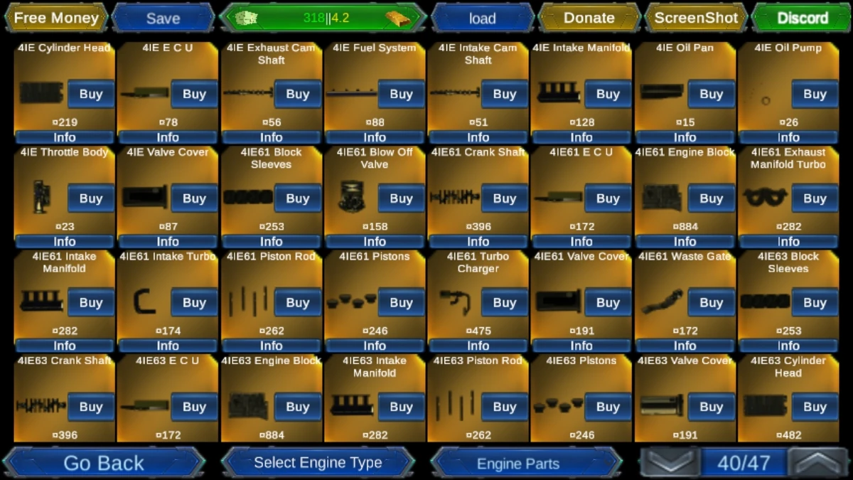 Part Shop | Rice Burner Wiki | Fandom