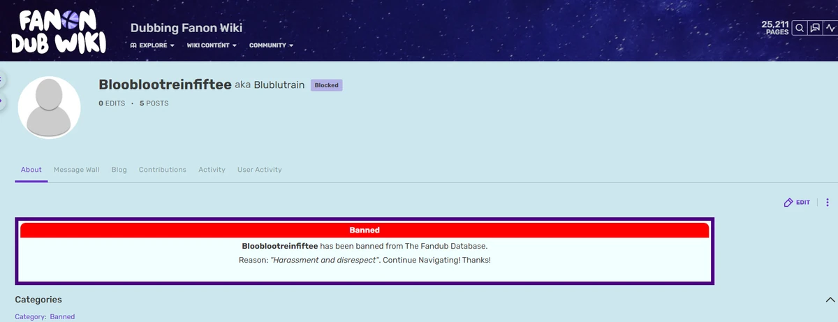 My banned account | Richard Andersen Wiki | Fandom
