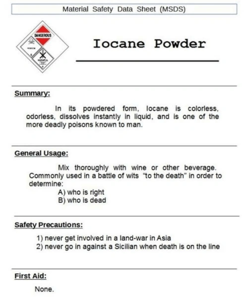 Iocane (object) | RICIN Wiki | Fandom