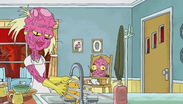 how to draw scary terry from rick and morty