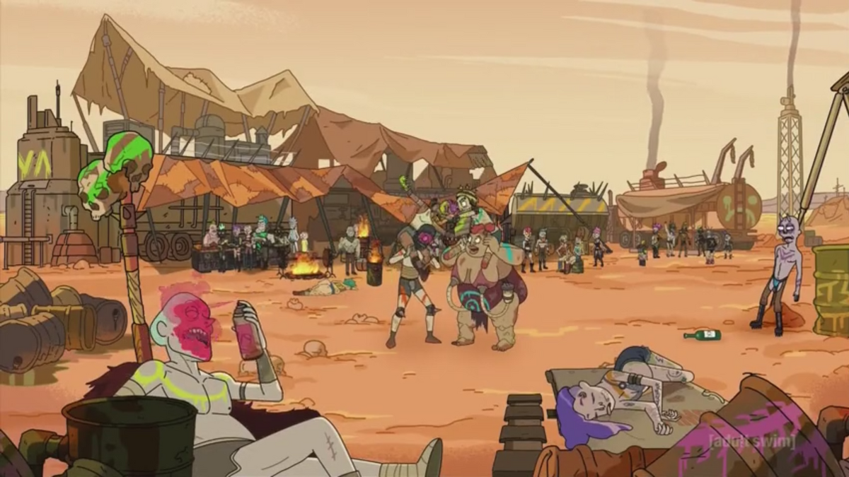 Post-Apocalyptic Dimension | Rick and Morty Wiki | Fandom