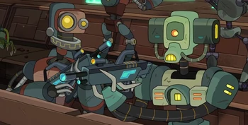 Robot Soldiers | Rick and Morty Wiki | Fandom