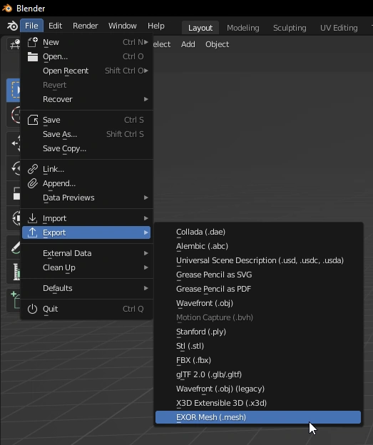 Export custom meshes from Blender - Official The Riftbreaker Wiki