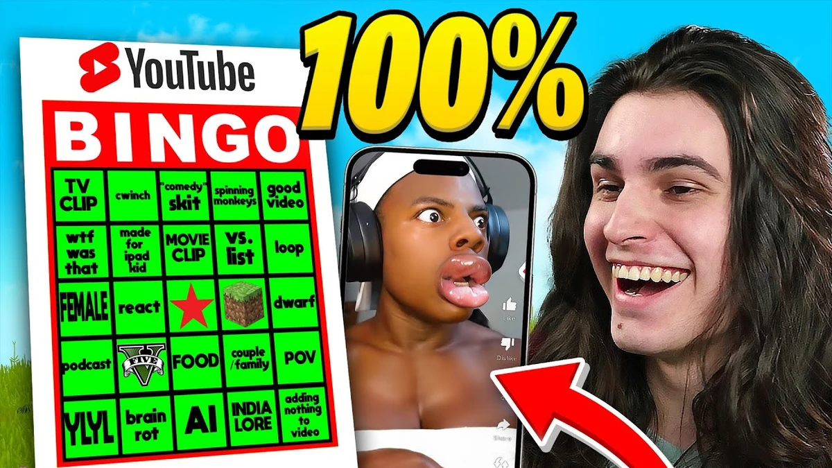 YOUTUBE SHORTS BINGO | Rifty Wiki | Fandom