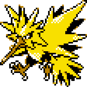 Zapdos Sprite Gif