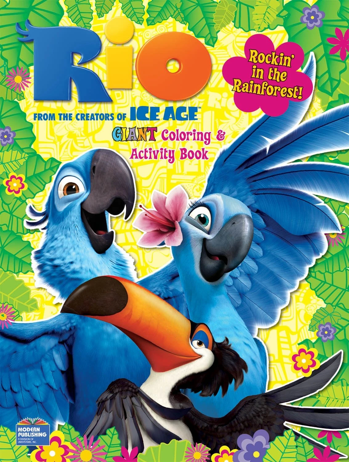 Rio: Jumbo Coloring Book Rockin' in the Rainforest | Rio Wiki | Fandom