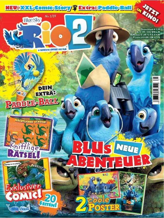 User blog:Hakunaro/Rio 2 Magazine - Includes "Snakes Alive" comic | Rio ...