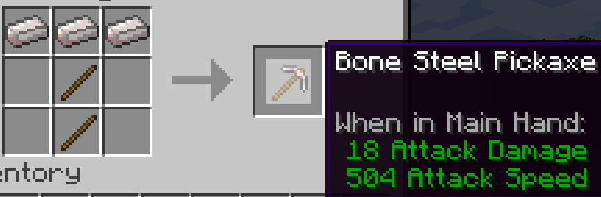 Bone Steel Pickaxe | RiordanMC Wiki | Fandom