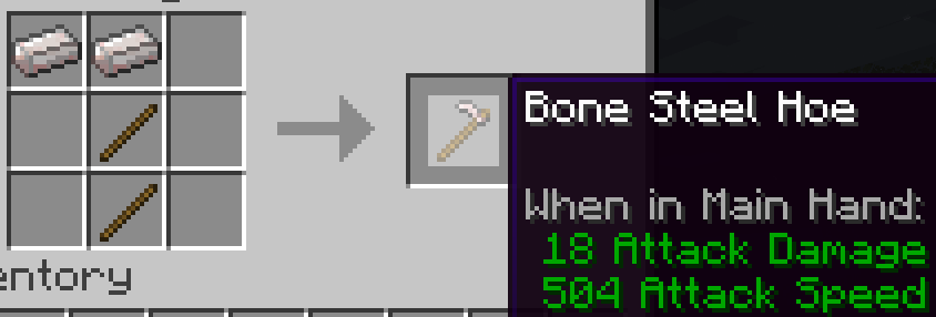 Bone Steel Hoe | RiordanMC Wiki | Fandom