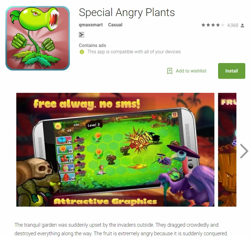 Special Angry Plants | Ripoffs Wiki | Fandom