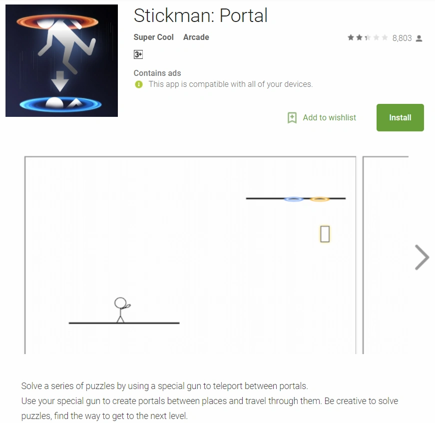 Stickman: Portal | Ripoffs Wiki | Fandom